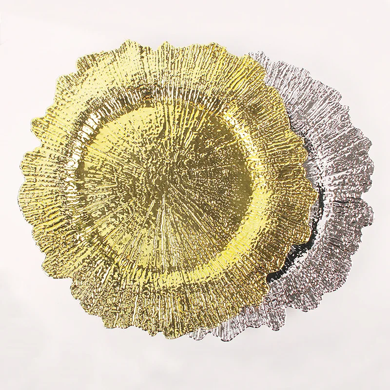 Eco Friendly High Quality Electroplating Shing Table Decorative Dish ...