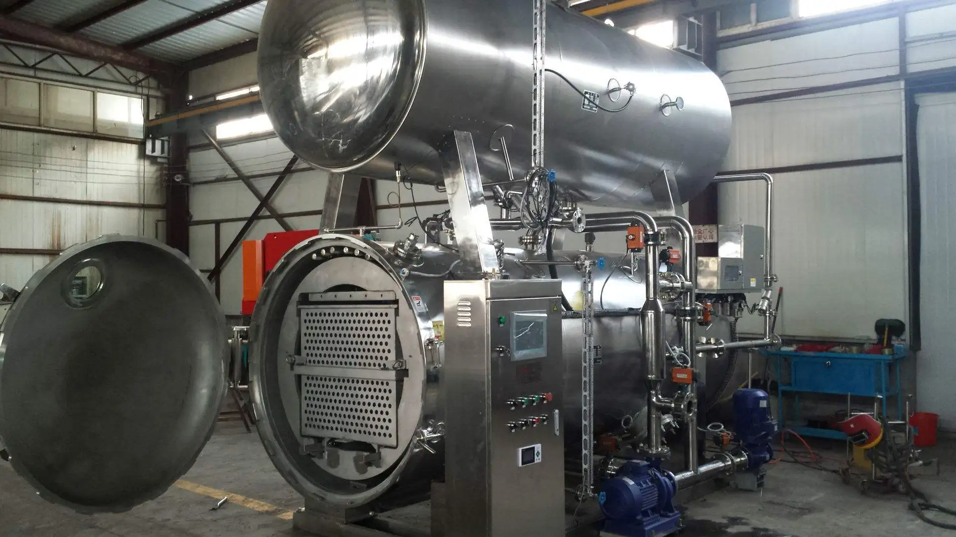 High Temperature Water Bath Sterilization Kettle Retort Autoclave Steam ...