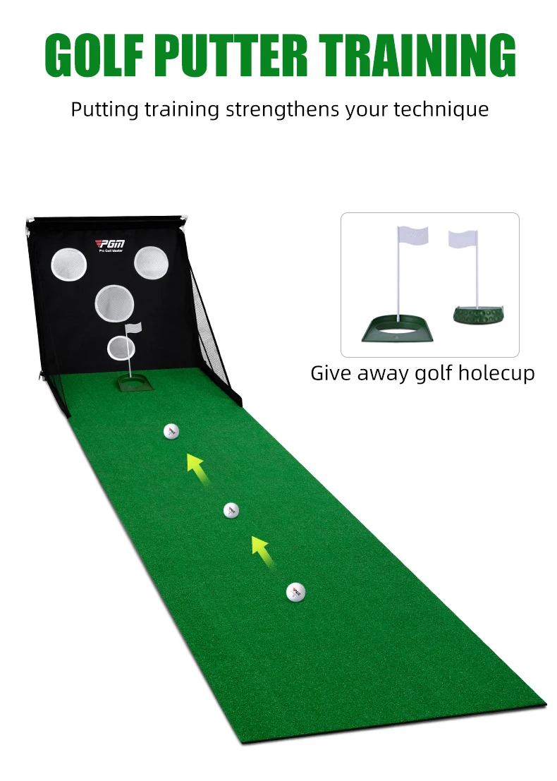 PGM TL033 Portable Big Putting Mat Indoor Chipping Nylon Putting Mat| Alibaba.com