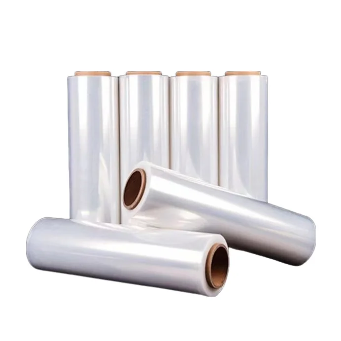 Clear Black Stretch Wrap Moving Wrapping Plastic Roll Packing Hand Wrap ...