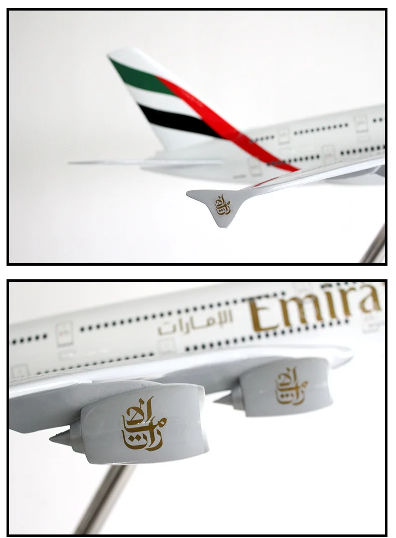 Emirates A380 Model Plane - Large Scale Decorative Aircraft