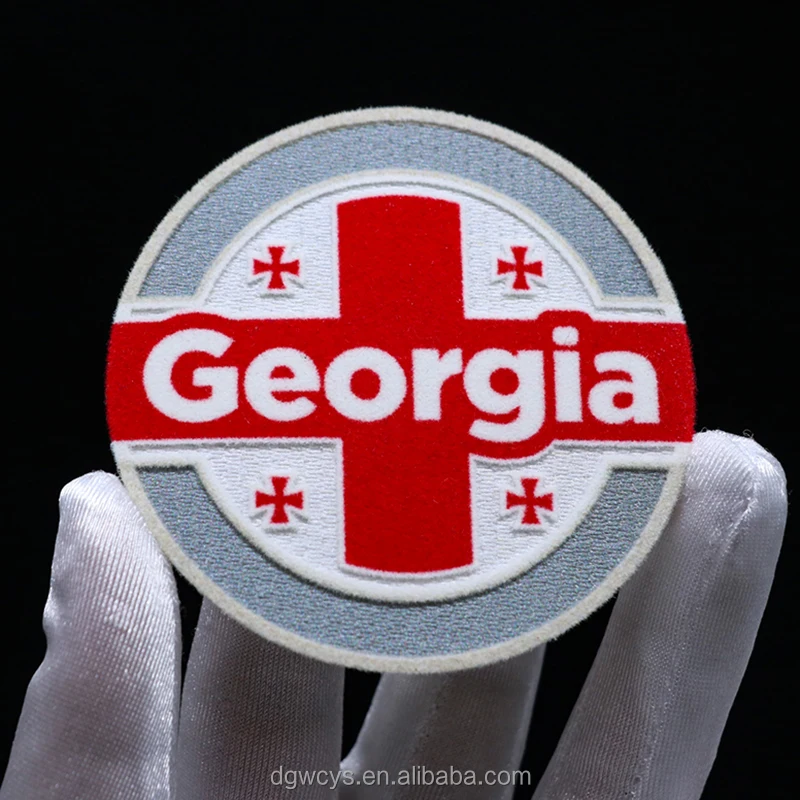 Wholesale Custom Heat Transfer Printing 3d Colorful Sport Club Logo ...