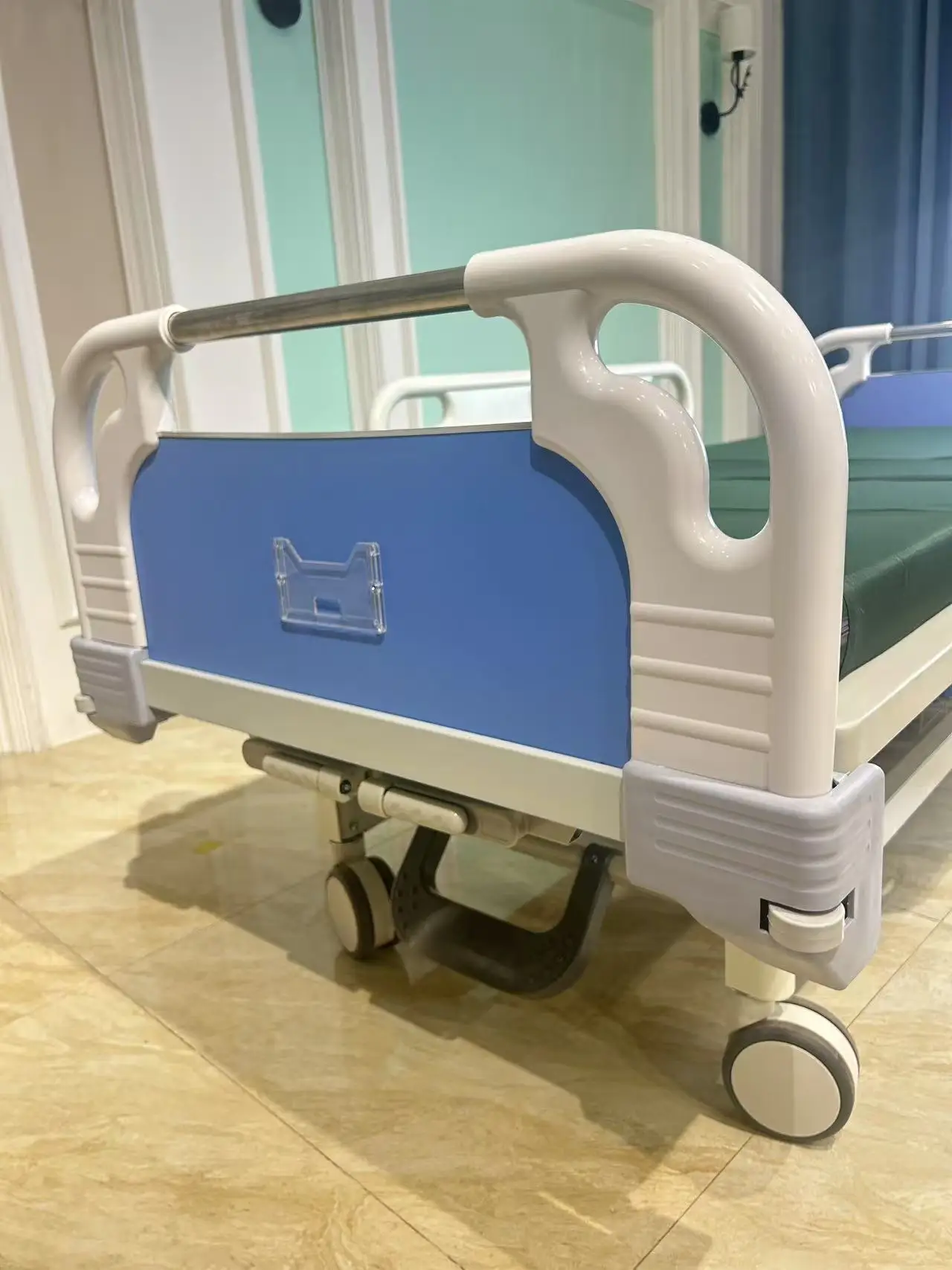 Dual Function Hospital Bed with Manually Adjustable Cranks Cold-Rolled ...