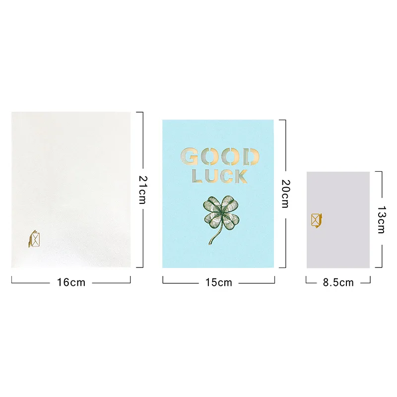 Handmade Paper Craft GOOD LUCK 3d Gifts Card Pop up Card for ...