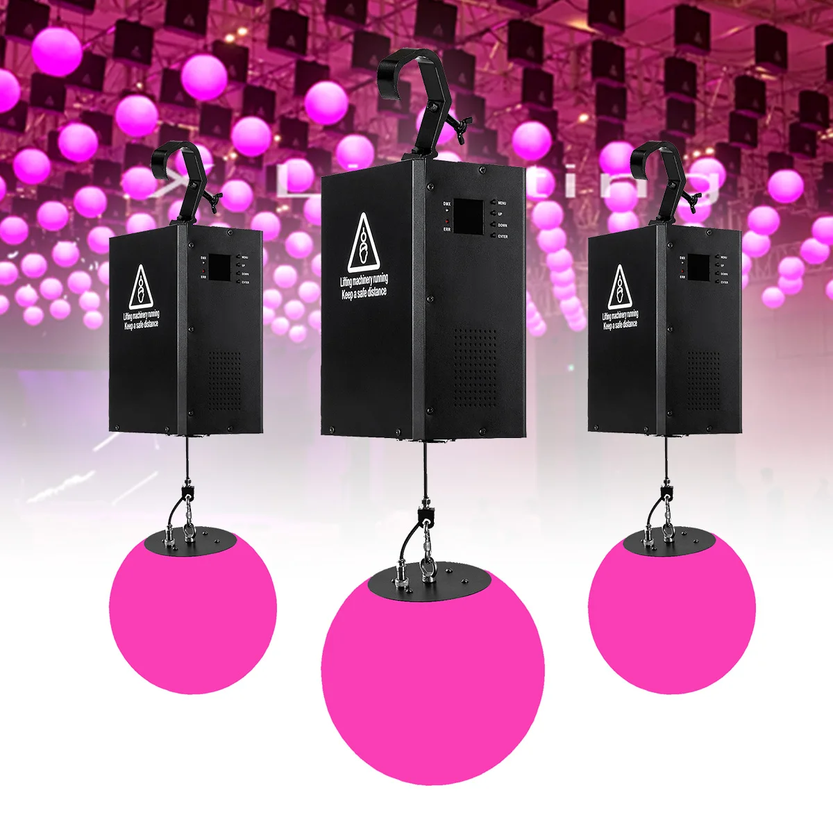 New Stage Light Led Kinetic System Lifting Ball Light For Nightclub ...