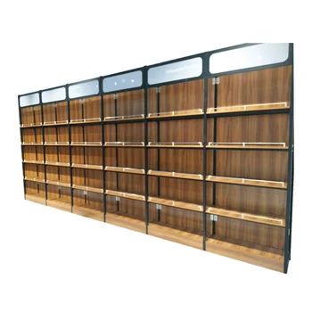 Wood Display Shelf Gondola Supermarket Shelves Wine Racks Manufacture ...