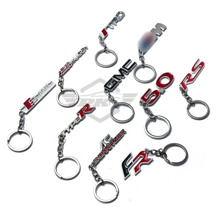 Wholesale Custom Car Logo Metal Enamel Keyring Key Chain For Bmw Audi ...
