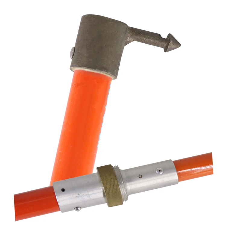High Voltage Standard Switch Head Fiberglass Disconnect Stick