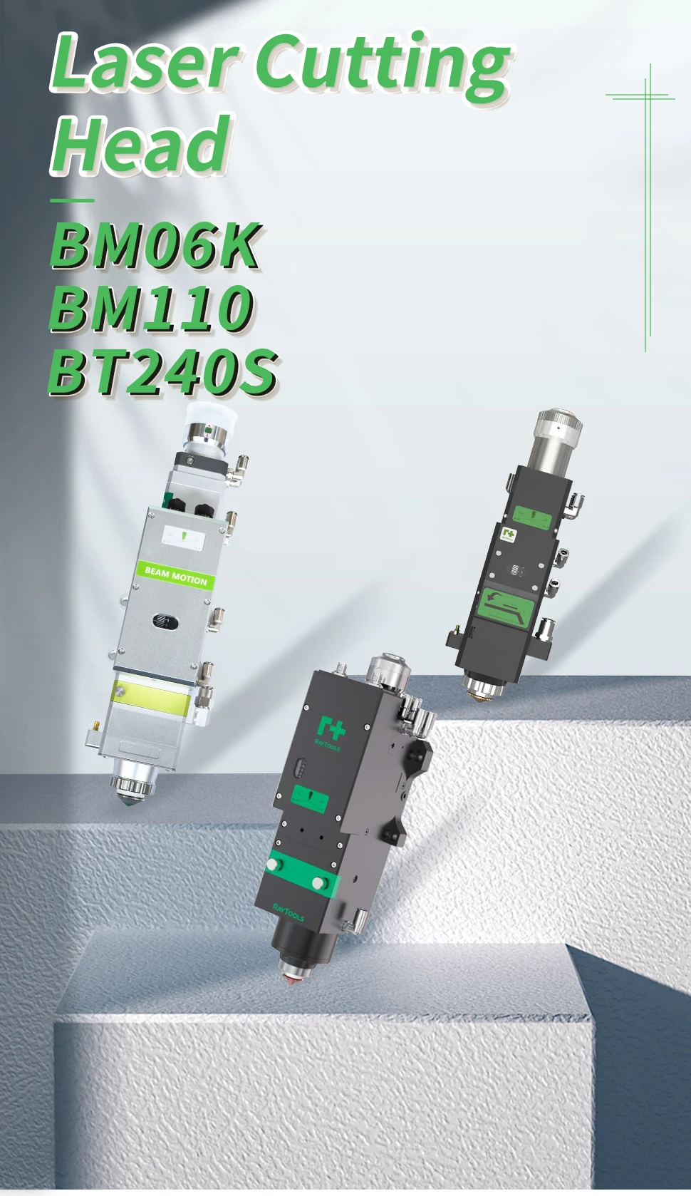 For Raytools New BT240S BM110 BM06K Fiber Laser Cutting Head for ...