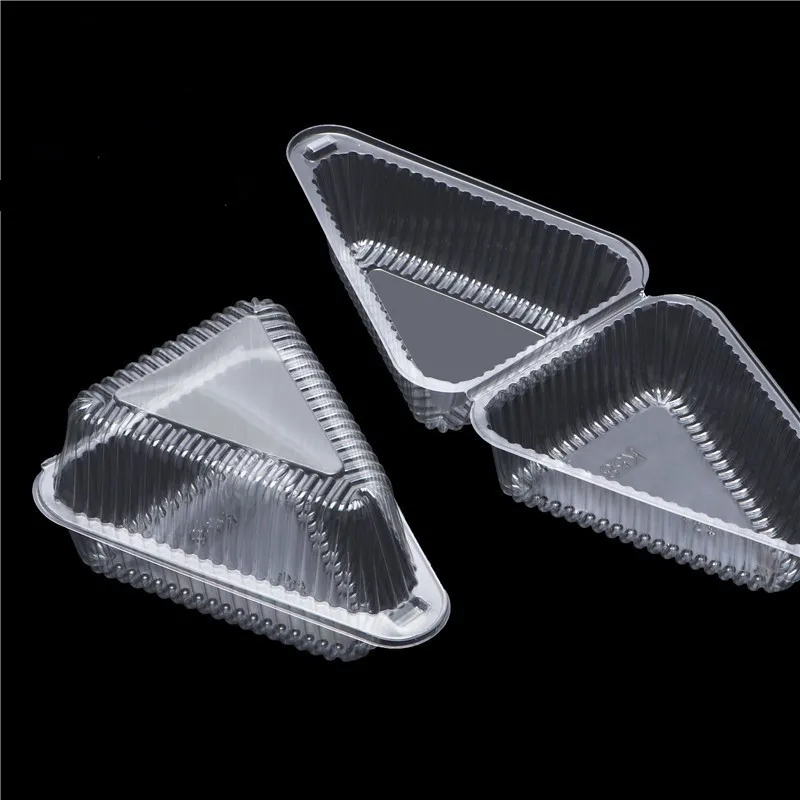 Triangle Clear Plastic Clamshell Take Out Tray Containers For ...