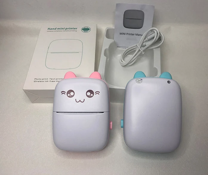 Children Printer Mini Portable Thermal Photo Airprint Thermal Label ...