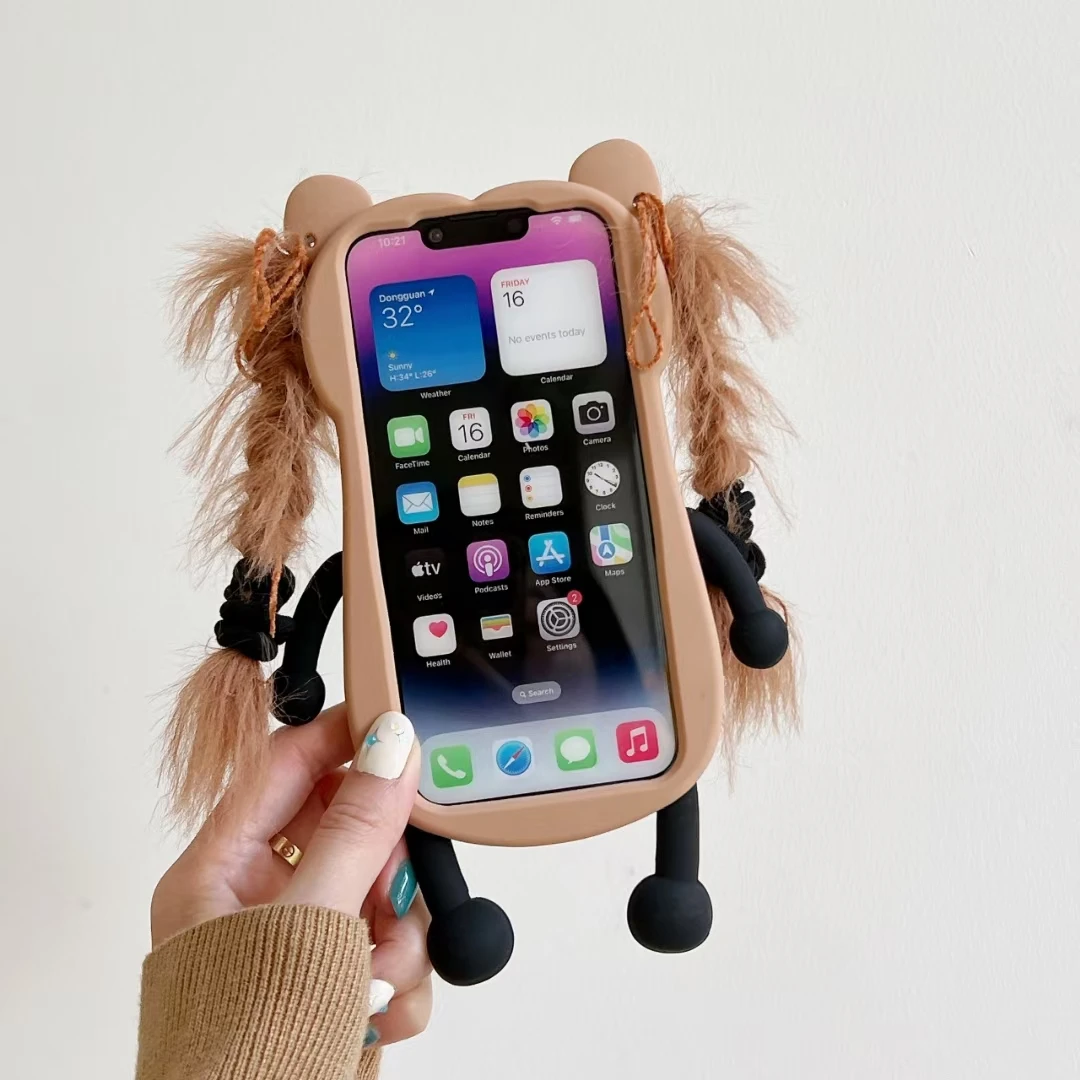 Lovely Cartoon Phone Cover For Iphone 11 12 13 14 15 Silicon Protective ...