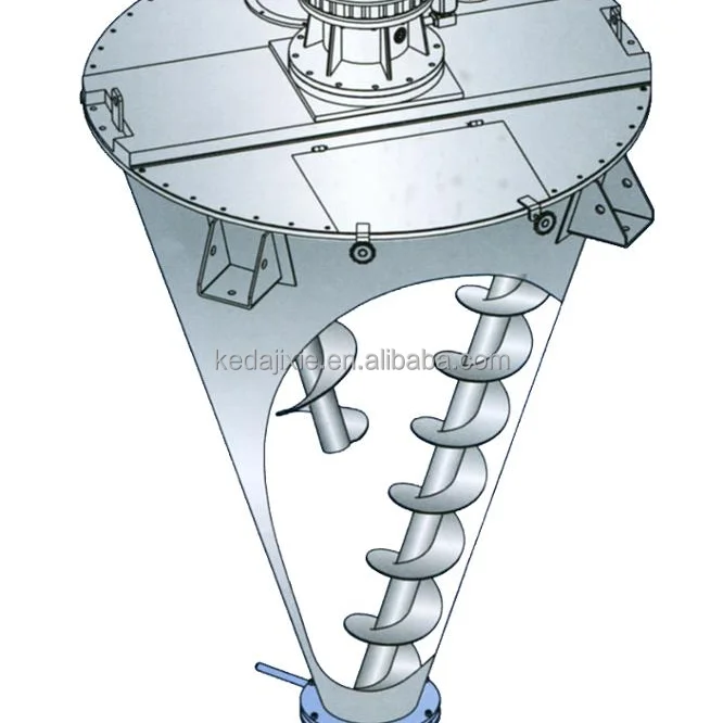 Alibaba.com: V Shaped Vertical Heated Conical Screw Mixer, 1500 Kg ...