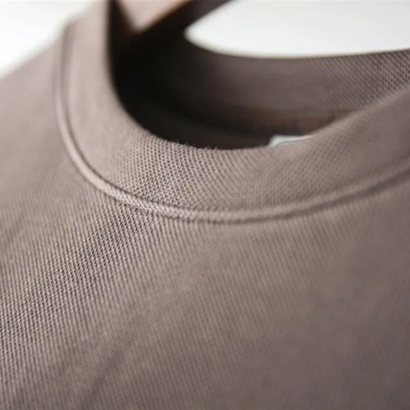 Loose Dropped Shoulders No logo t Shirt Oversized Custom Logo Men's ...