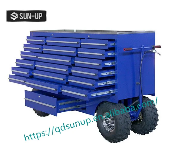 Heavy Duty Modular Chest Trolly Work Benches Combo With Metal Drawer ...