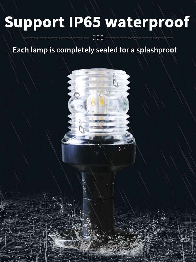 3nm Boat Yacht Marine 12v 360 Degrees White Navigation Led Anchor Light - Buy Led Anchor Light ...