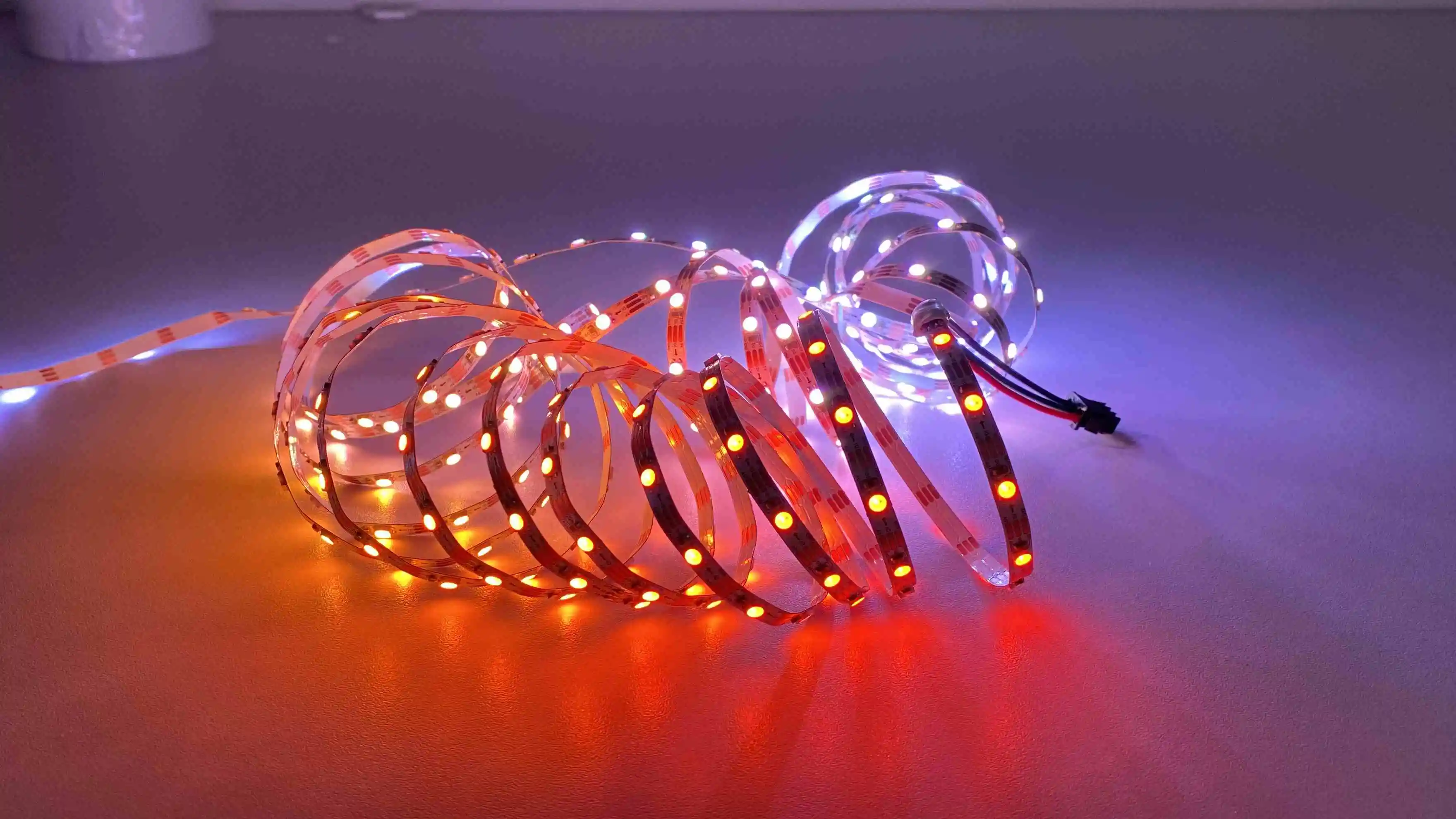 Individually Addressable Sk6812 Smd3535 Narrow Pcb 60leds/m 5mm Width ...