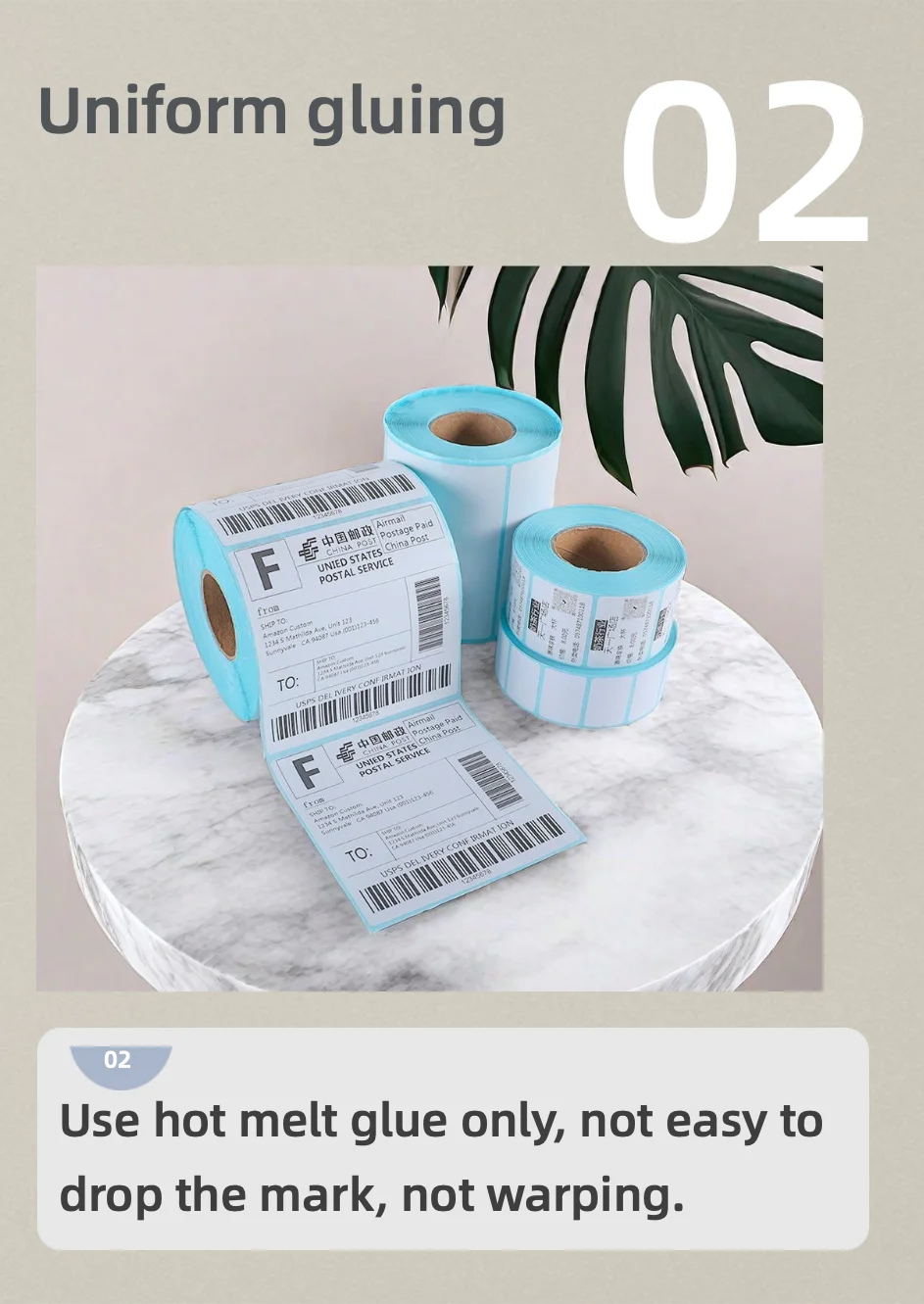 Thermal Sticker Label Direct Labels Custom 60x40 Self Adhesive Barcode ...