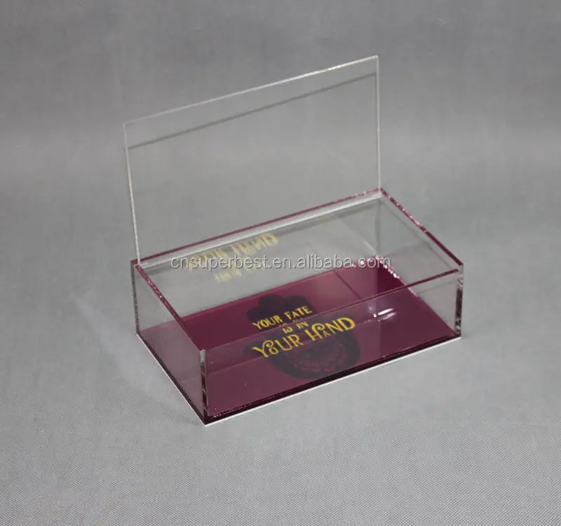 Customize Acrylic Material Clear Acrylic Box With Cover - Buy Acrylic ...