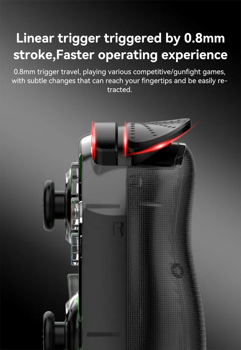 Yo D7 Portable LED Wireless Joystick Stretch Phone Gamepad for Switch ...