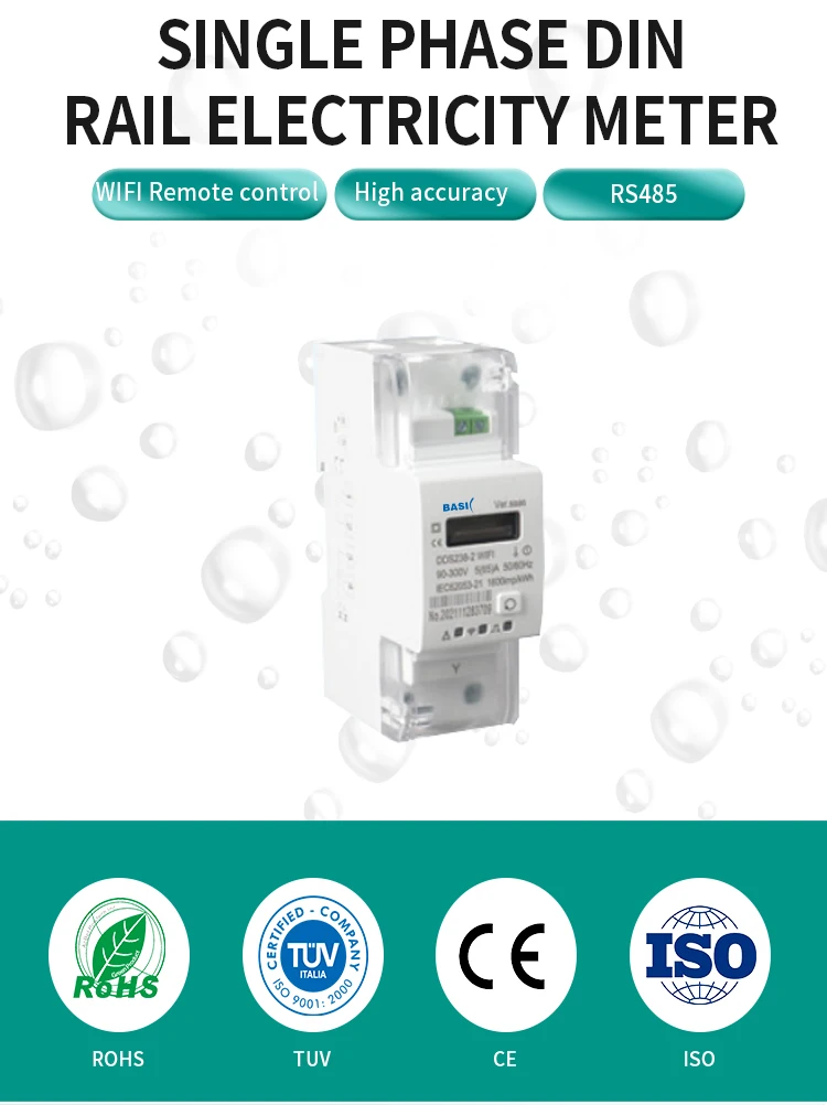 Smart Wifi Energy Meter Remote Control Prepaid Electricity Meter - Buy ...