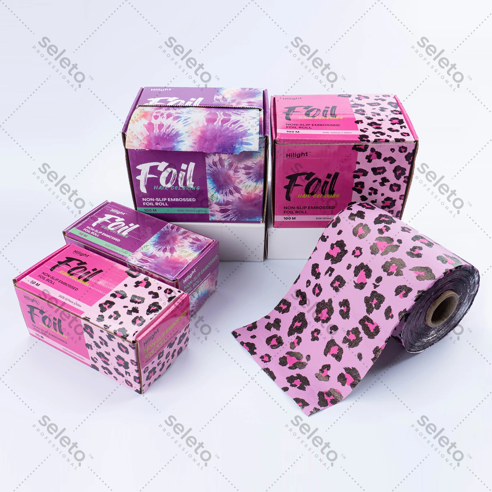 Custom Embossed Highlight Hair Foil Roll for Salon Use