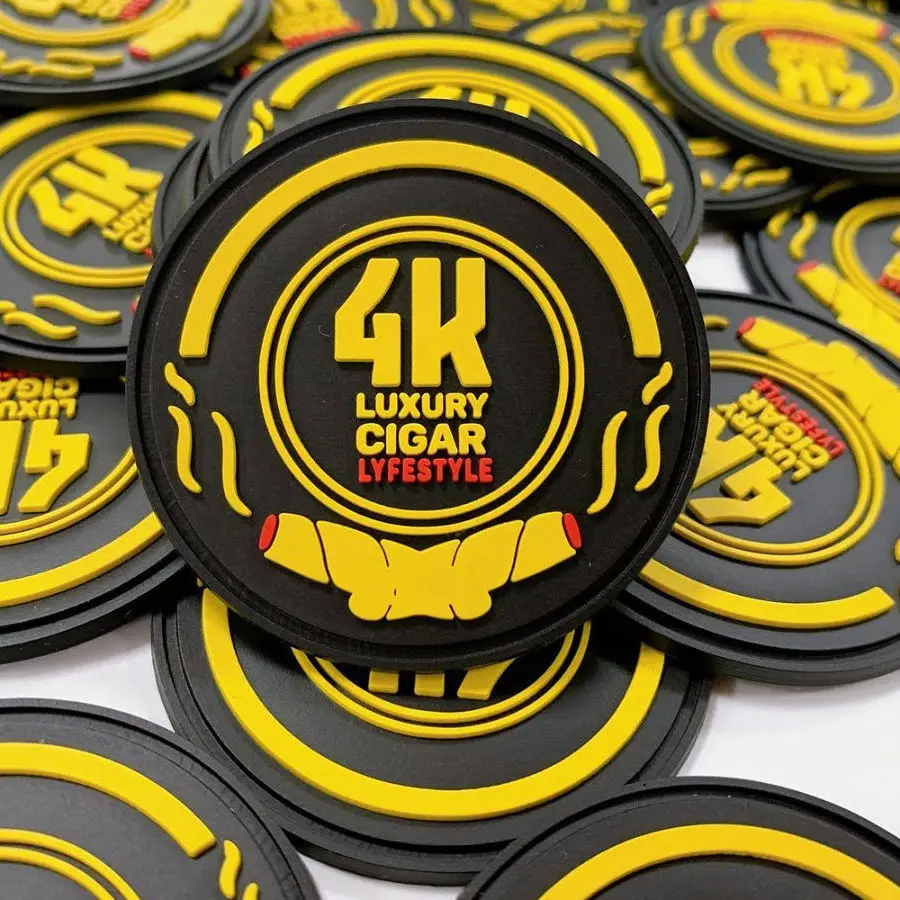 Customized Air Defence System PVC Patch Embossed Engraved Rubber Patch ...