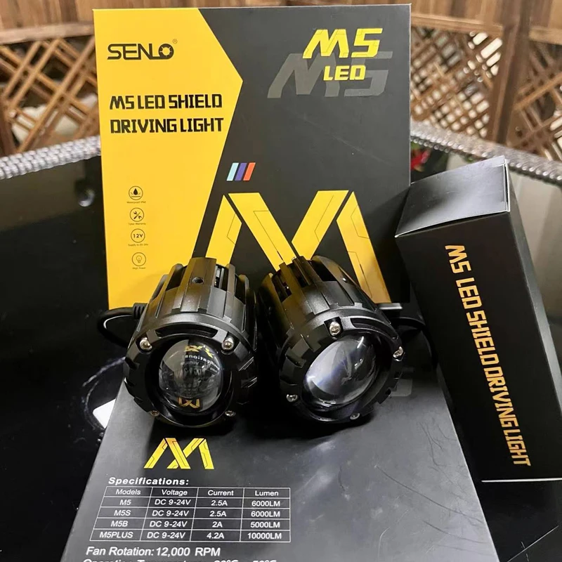 Senlo M5 Plus Projector Lens Headlights X1 M1 M3 M5 M6 Laser Fog Lamp ...