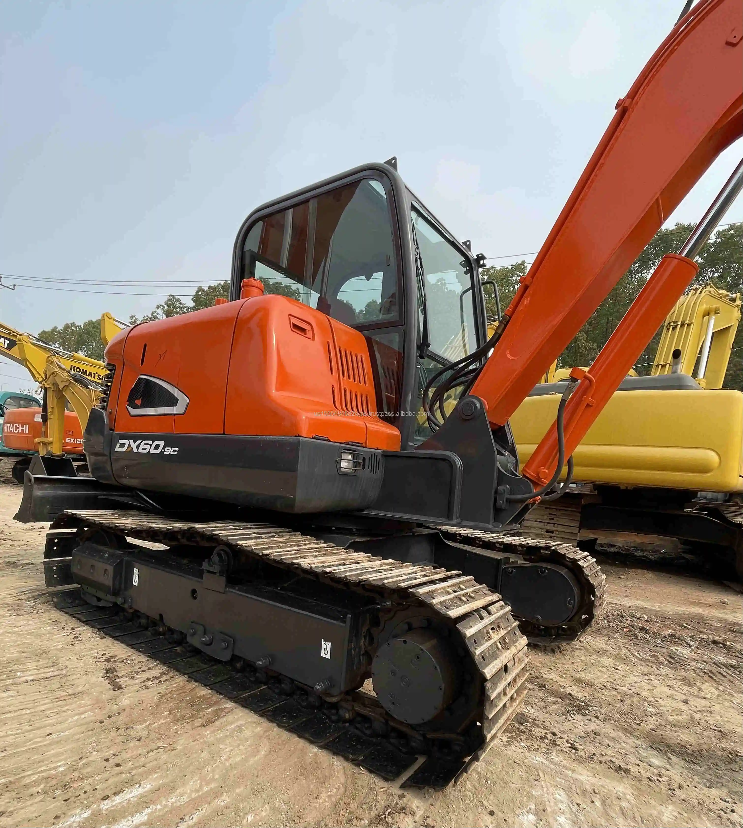 South Korea Used Mini Doosan Dx75 Excavators Hydraulic Backhoe Crawler ...