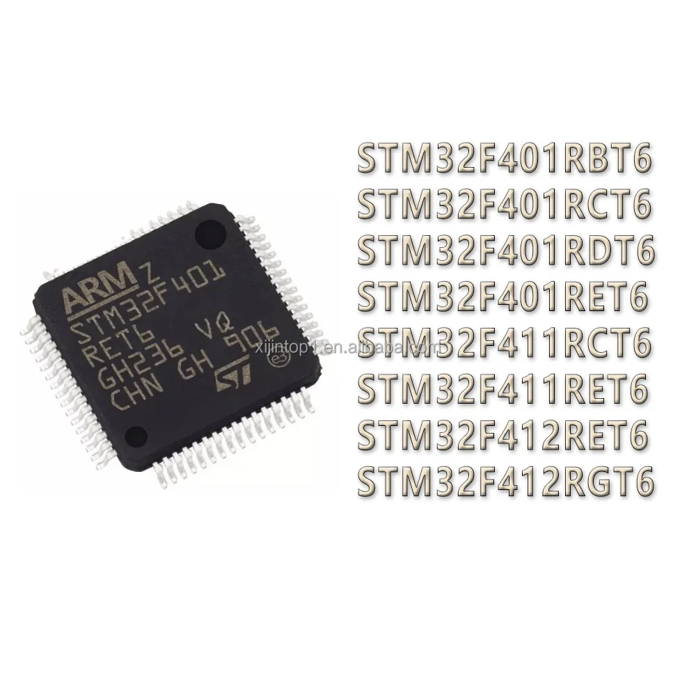 Stm32f4 Stm32f411 Microcontrolador Ic Chips 32-bit Arm M4 Series Single-cor Ic Stm32f411ret6 ...