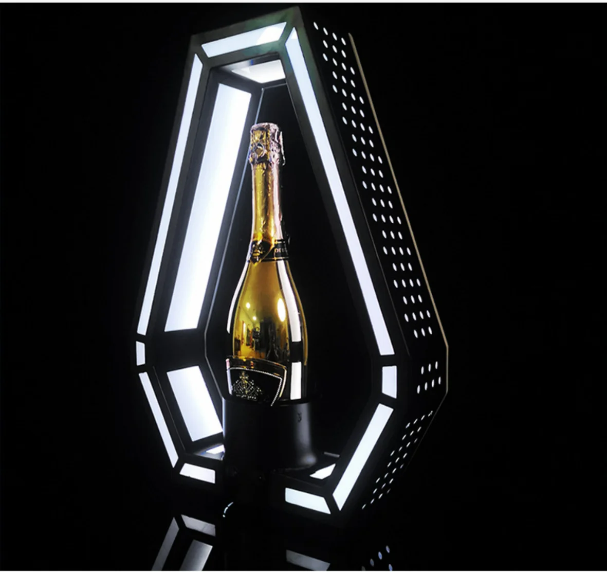 Customized Logo Led Light Base Counter Led Bottle Display Glorifier ...