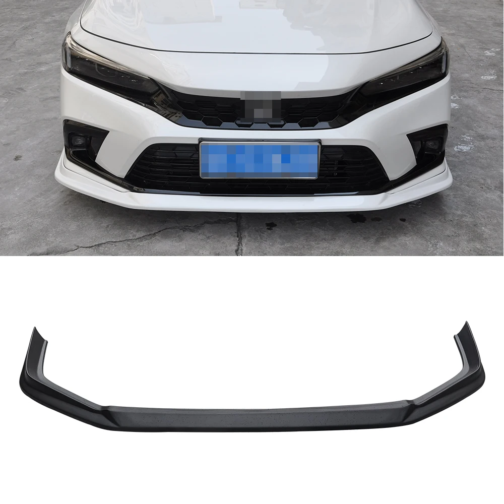 Abs Material V Type Front Spoiler Bumper Lip Chin Front Splitter For ...