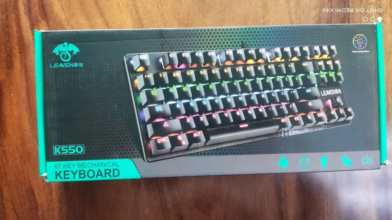 K550 Mini Mechanical Gaming Keyboard 87 Keys Rgb Backlight Gaming ...