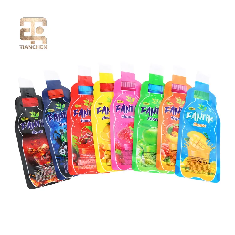 Customized Plastic Shaped Liquid Injection Water Sachet