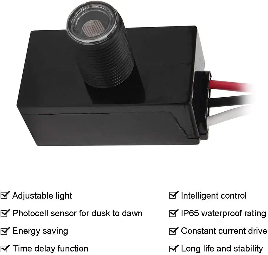 photocell sensor Outdoor Hard-Wired Post Eye Light Control Electric ...