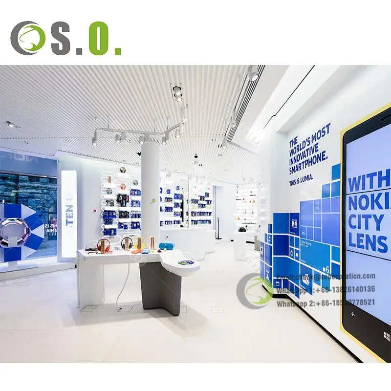 Shop Counter Table Design To Display Mobile Phone Display Counter For ...