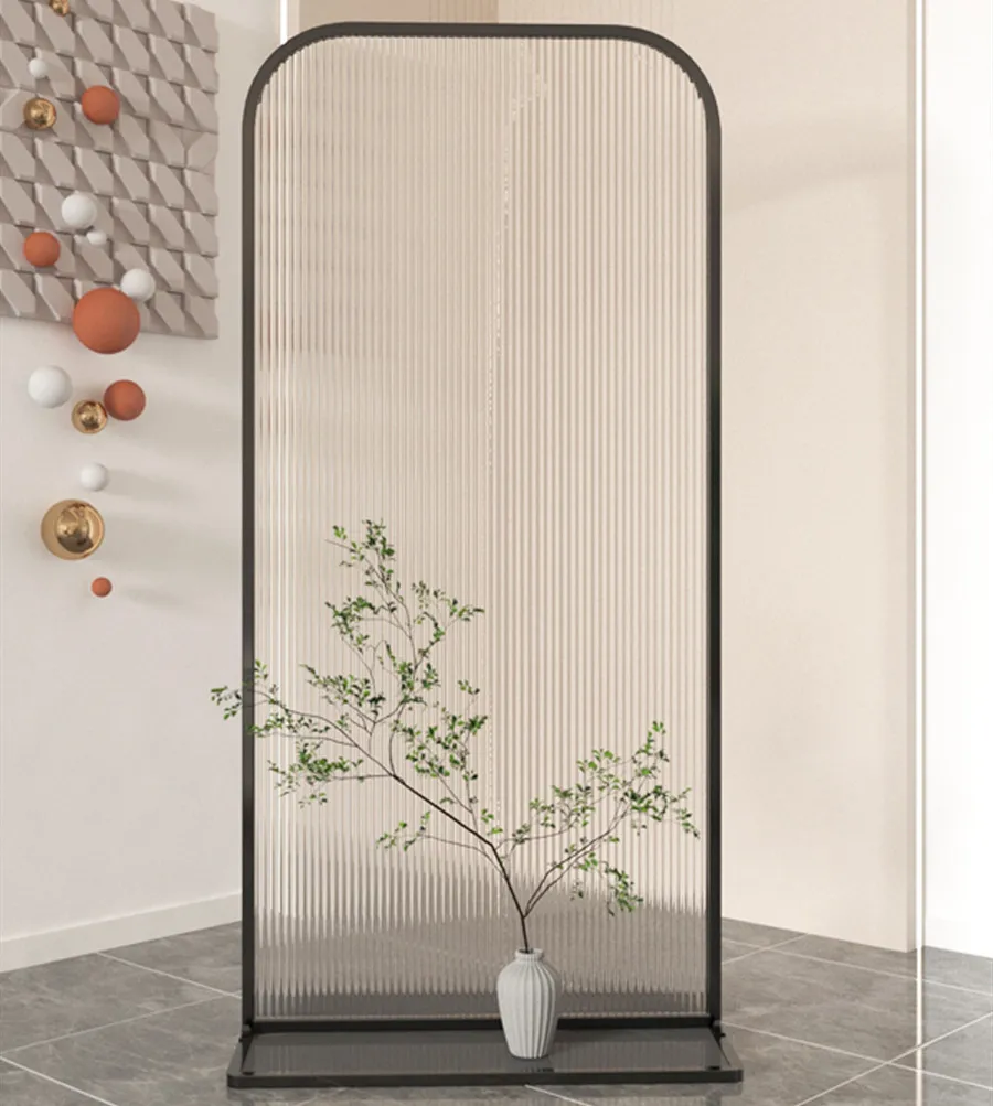 Modern Movable Glass Partition Screens Home Decor Glass Partitions ...