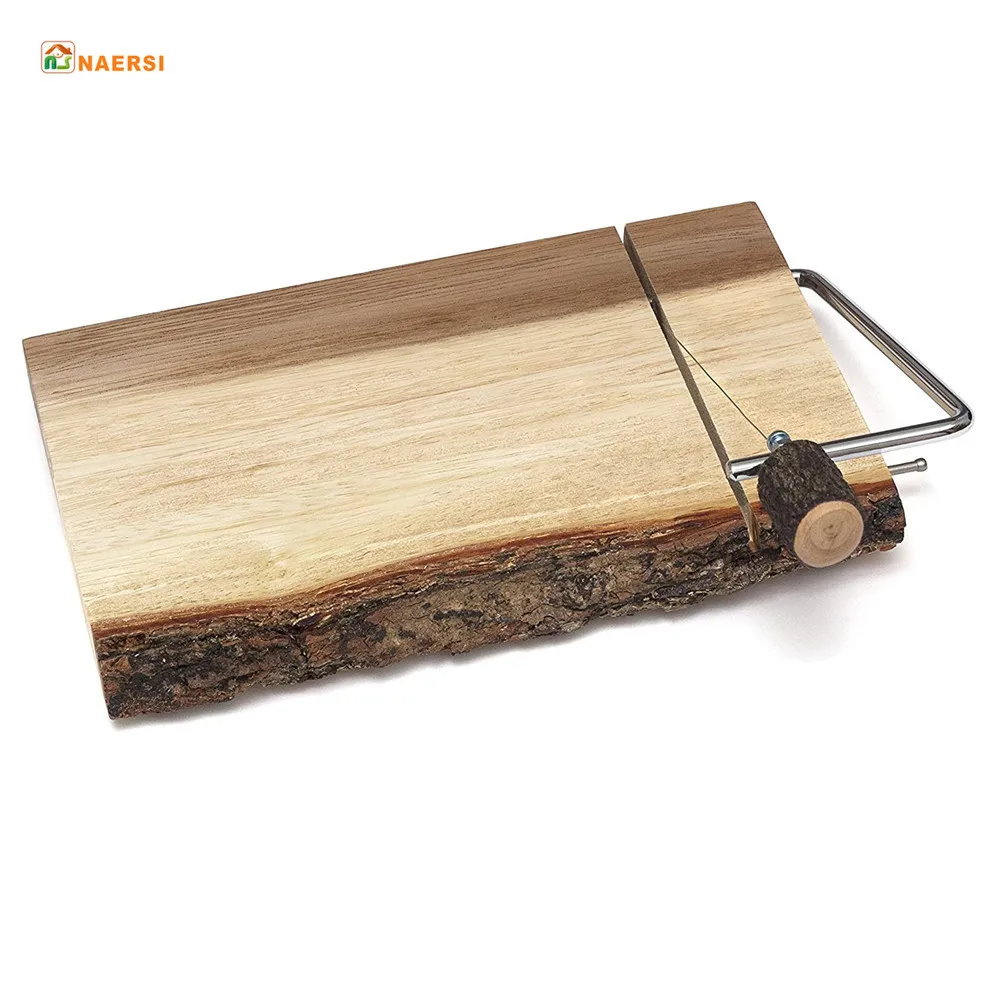 New Design Wooden Cheese Board Slicer Cheese Wire Slicer Cutter Board ...