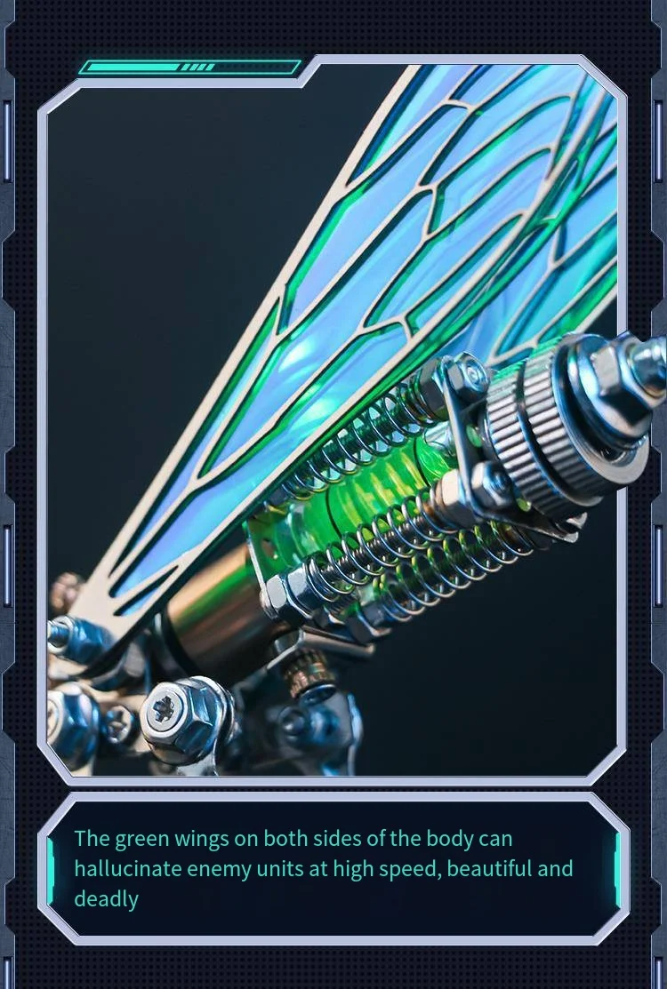 Diy Mechanical Insects Phantom Mantis Brain Teasers Jigsaw Toy Building ...