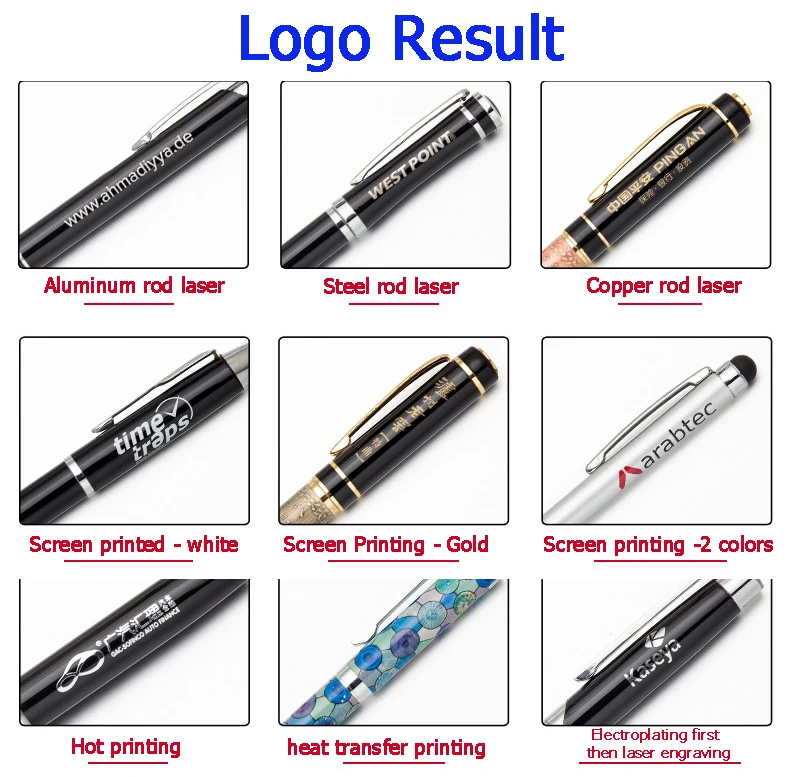 Luxury Promotional Metal Ball Pen With Logo Customized Advertising ...