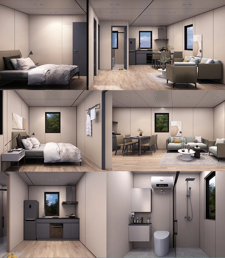 Detachable Modular Australian Luxury Homes Prefab Expandable Container ...