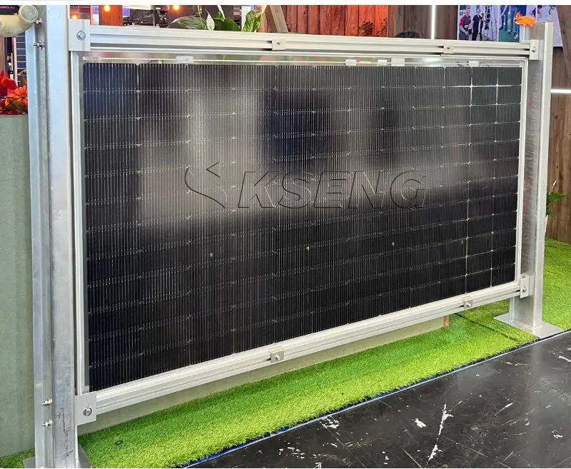 Vertical Bifacial Panel Solar Fences Solar Panel Mount Structure ...