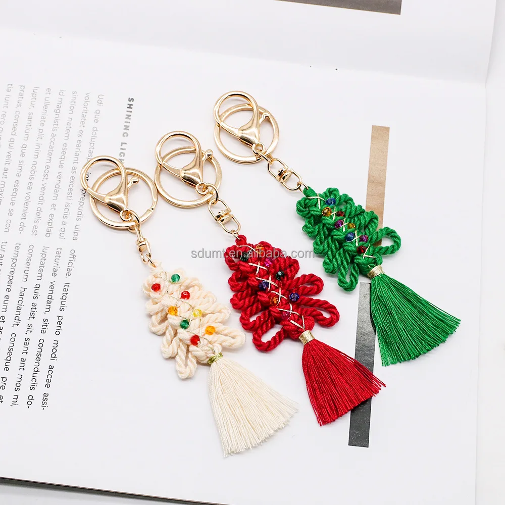 Christmas Lovely Souvenir Gift Creative Metal Xmas Tree Keychain For ...