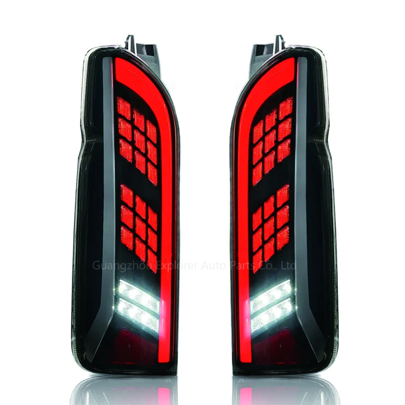 Led Tail Light Lamp For Hiace 2005-2018 Dynamic Indicator Rear Brake ...