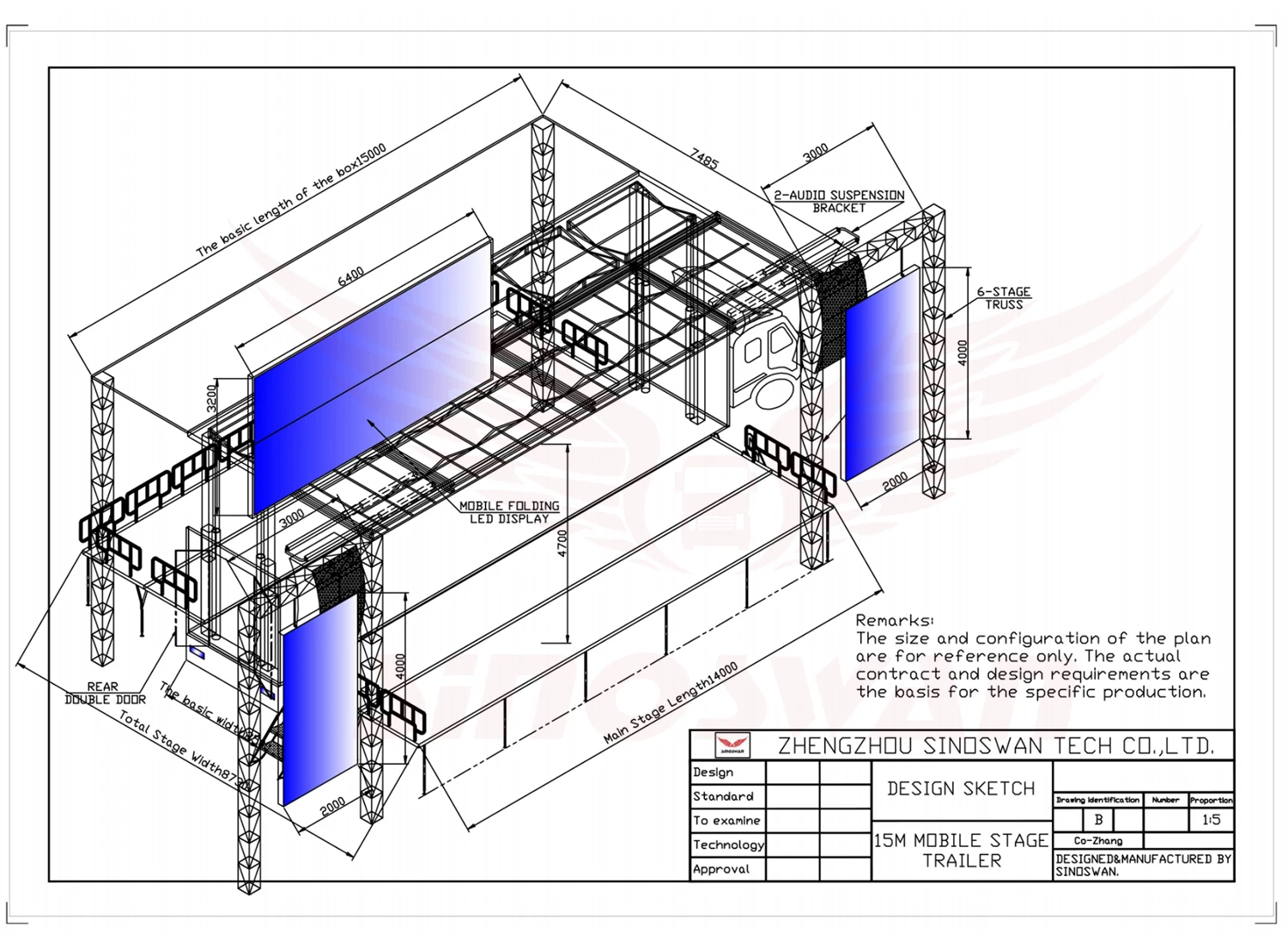 High Quality Exhibition Stage - Mobile Trailer for Events