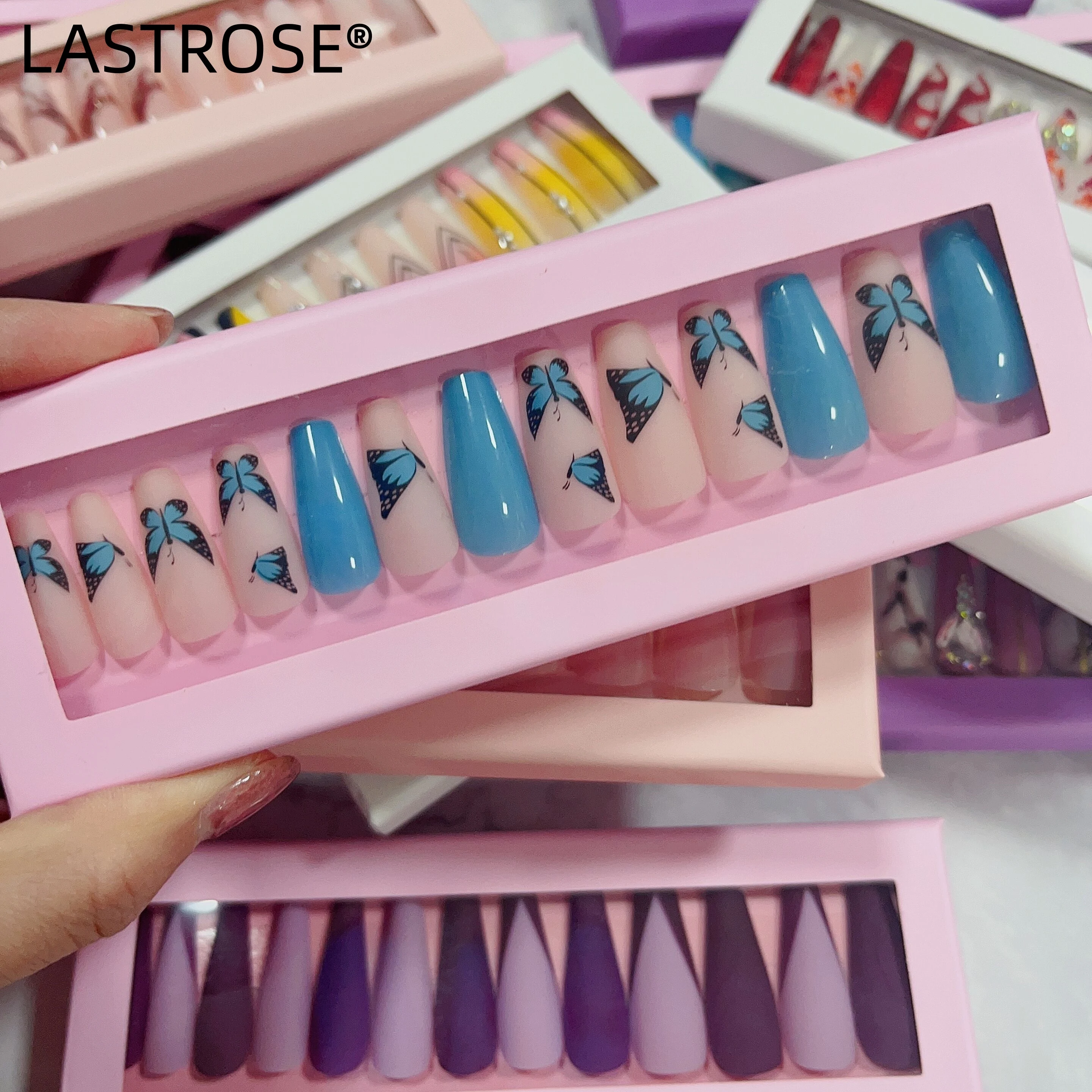 Top Quality Nails Package Box Professional Empty Nail Box For Girls ...