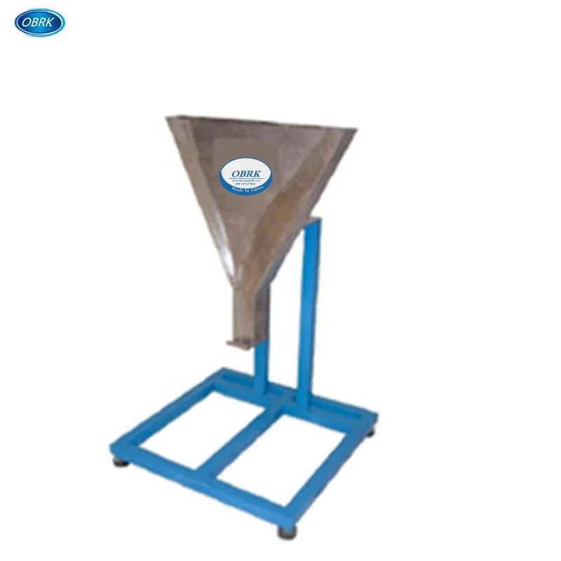 V-Funnel Test Apparatus Concrete Test to Determining the V-funnel Flow ...