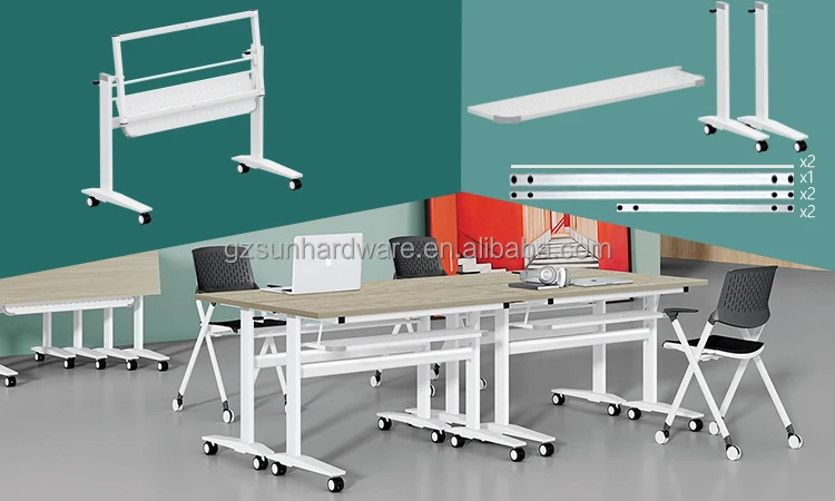 Modern Office Table Frames Adjustable Table Leg White/black/steel Color ...