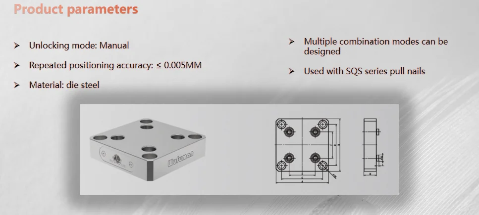 Wufuman Manual Four Hole Positioner - Precision & Durability