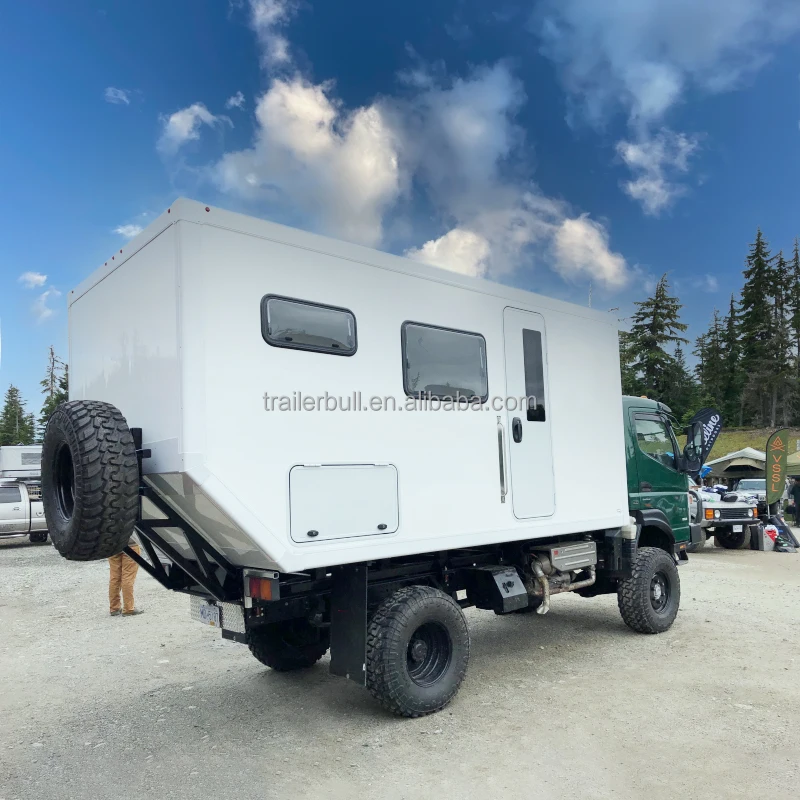 FRP Flat Bed Truck Camper - DIY Expedition & RV Motorhomes